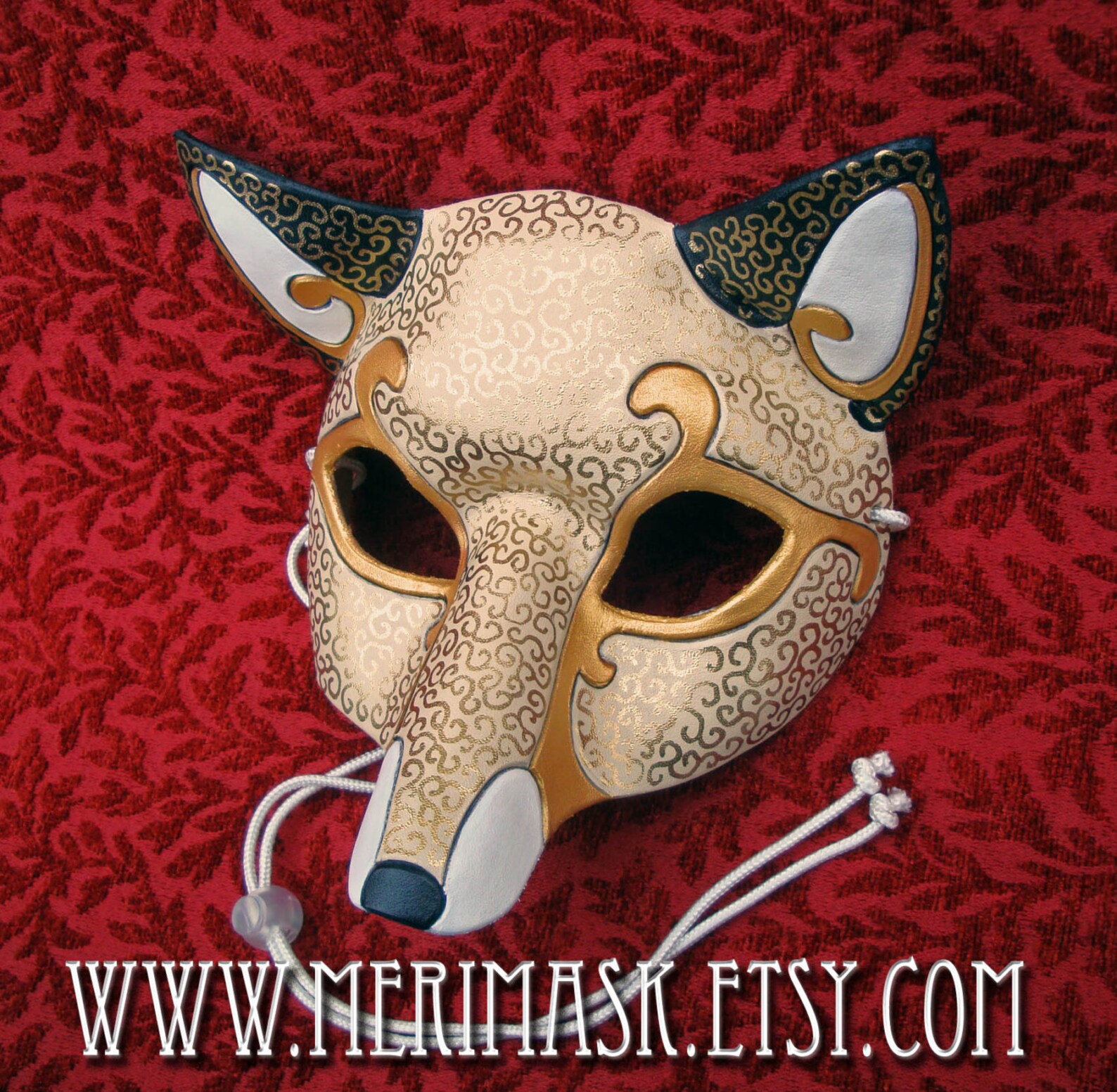 Leather Mask MADE TO ORDER Leather Venetian Fox Mask... Masquerade ...