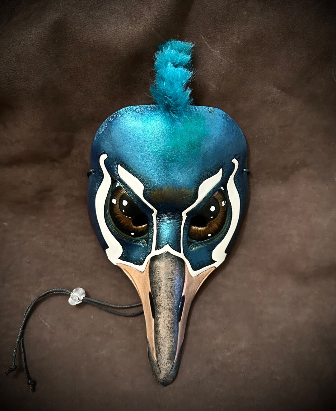 READY TO SHIP Peacock ... Handmade Limited Edition Original Leather ...