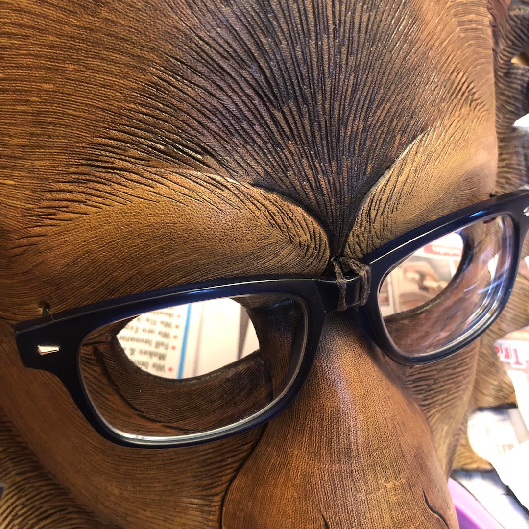 Glasses Modification…add an Old Pair of Glasses to Any Mask - Etsy