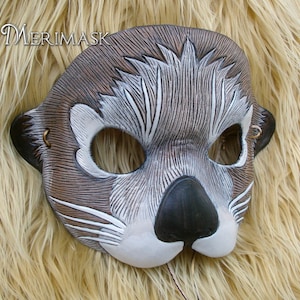 Leather Mask MADE TO ORDER Otter Mask... Masquerade Costume Mardi Gras ...