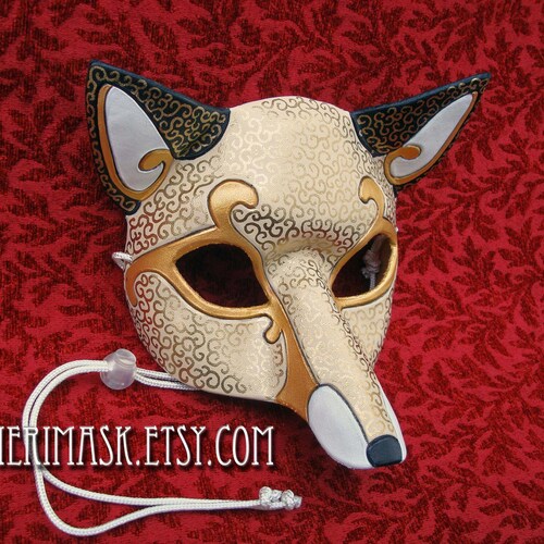 Leather Mask MADE TO ORDER Okami Wolf Mask... Masquerade - Etsy
