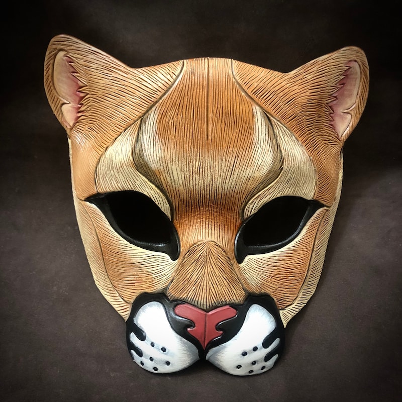 Therian Cougar Mask - Etsy