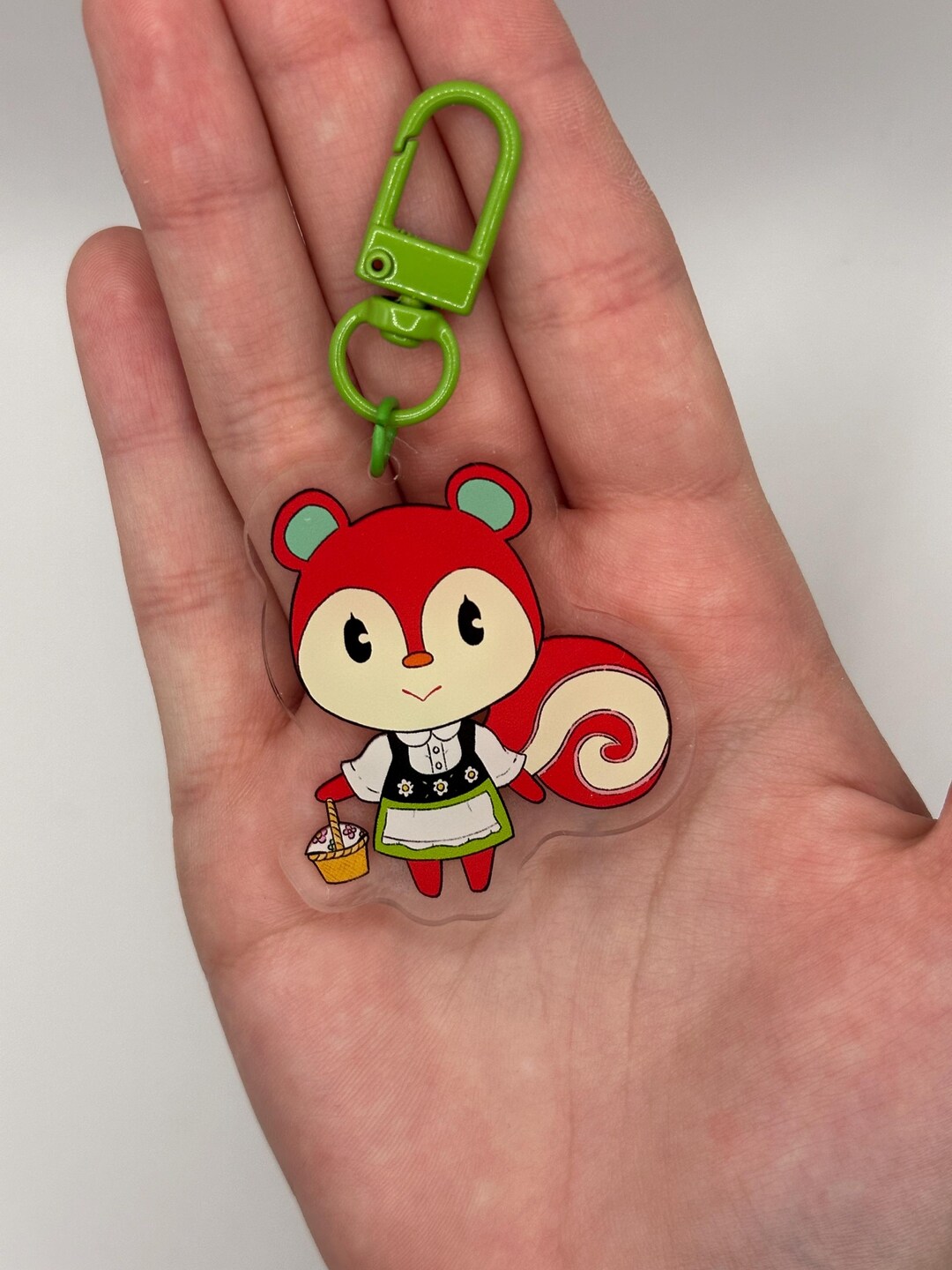 Poppy ACNH Villager Keychain - Etsy