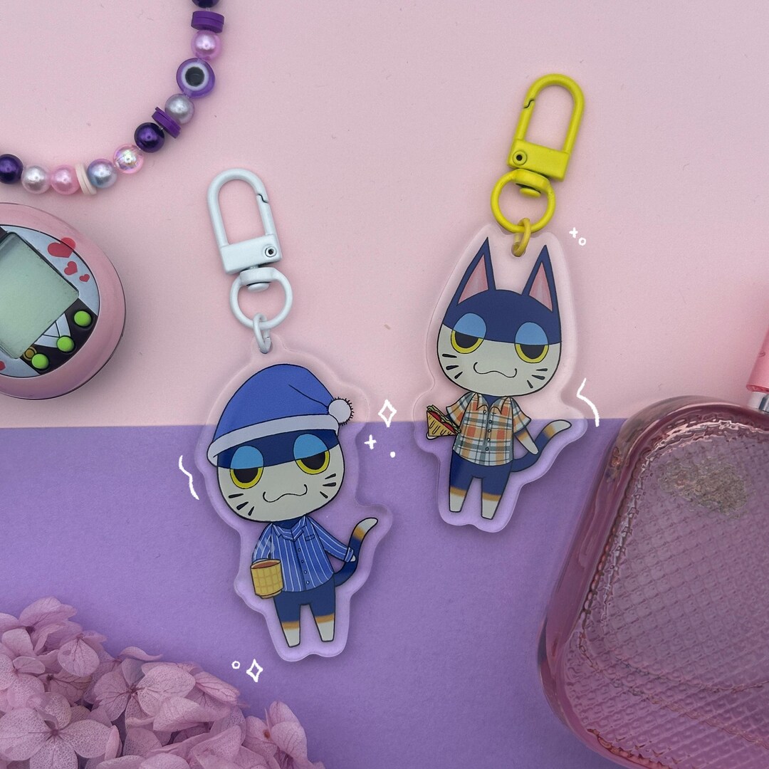 Punchy ACNH Villager Keychain - Etsy
