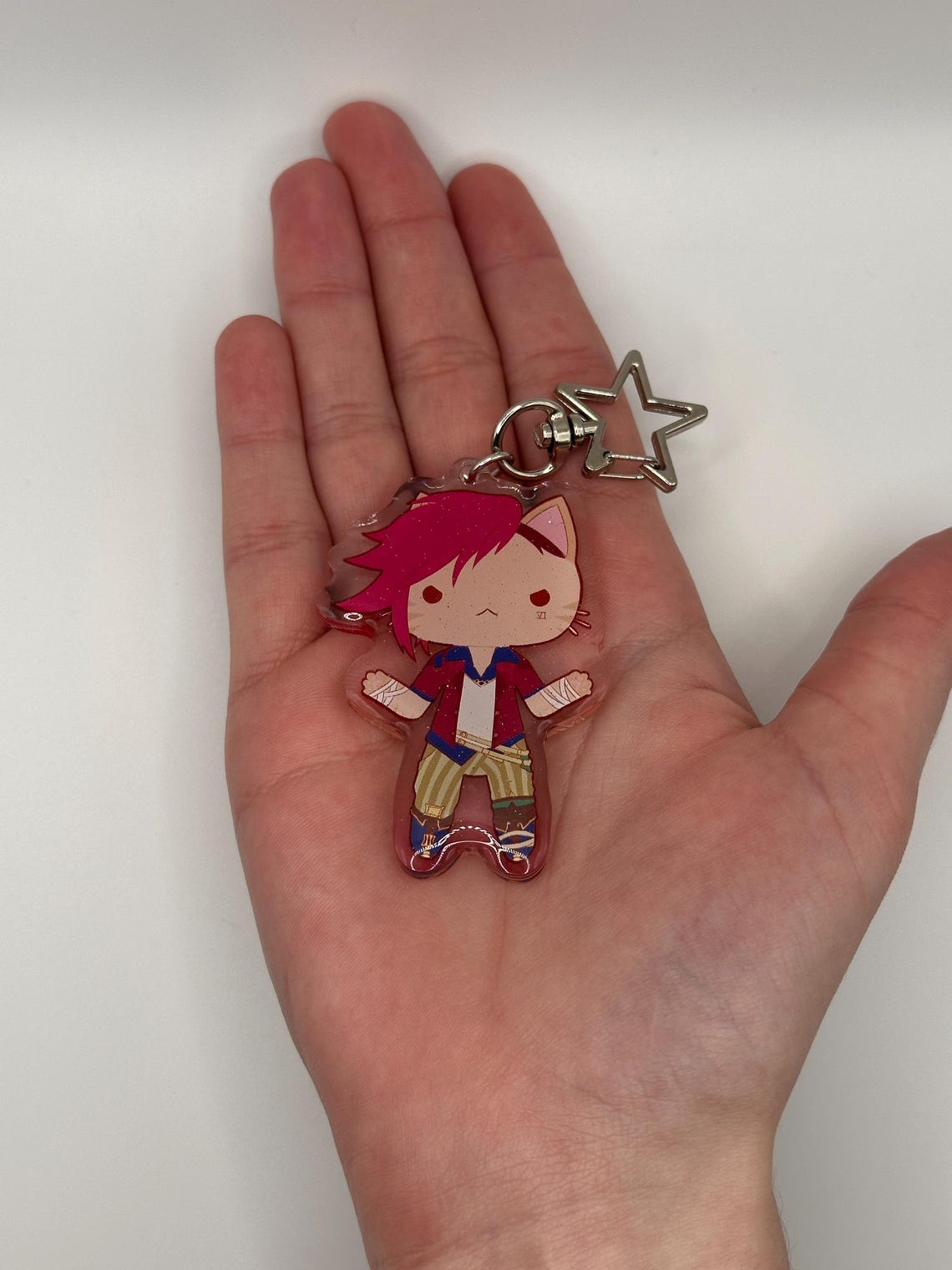 League of Legends, Arcane Inspired Vi Cat Keyring - Etsy