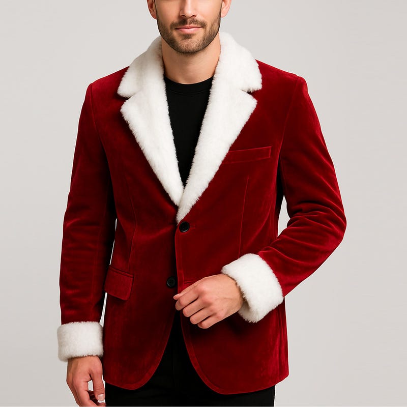Mens Santa Claus Costume - Etsy