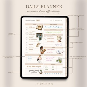 Digital Teacher Planner 2024 2025 Dated Academic Planner, Lesson ...