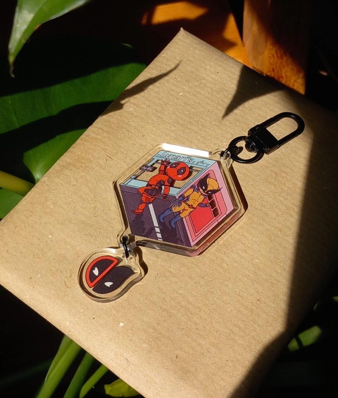 Deadpool & Wolverine Cute Acrylic Keychain, Marvel Keychain, Gift Ideas ...