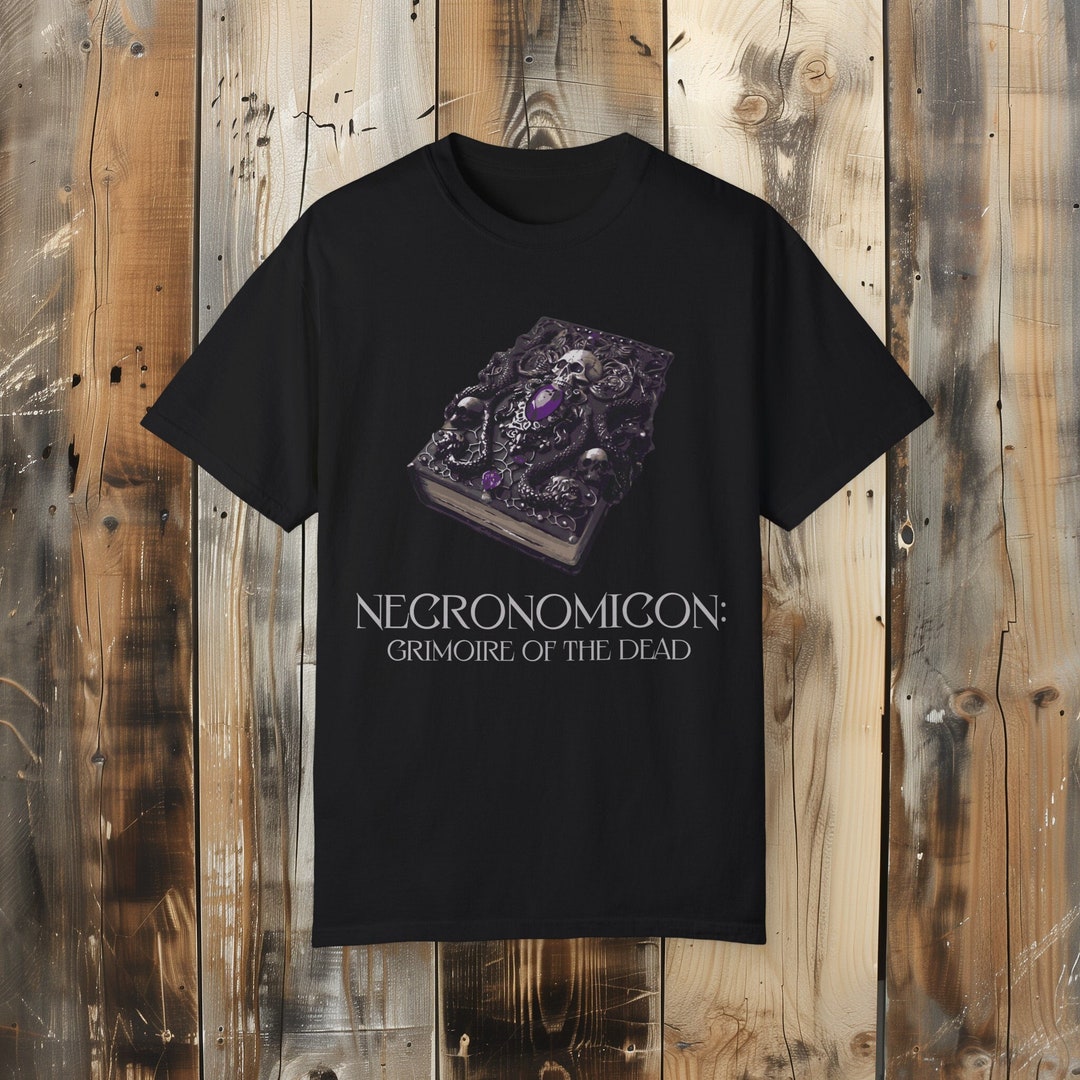 Necronomicon Gothic Clothes Oversized Comfort Colors C1717 Crewneck T ...