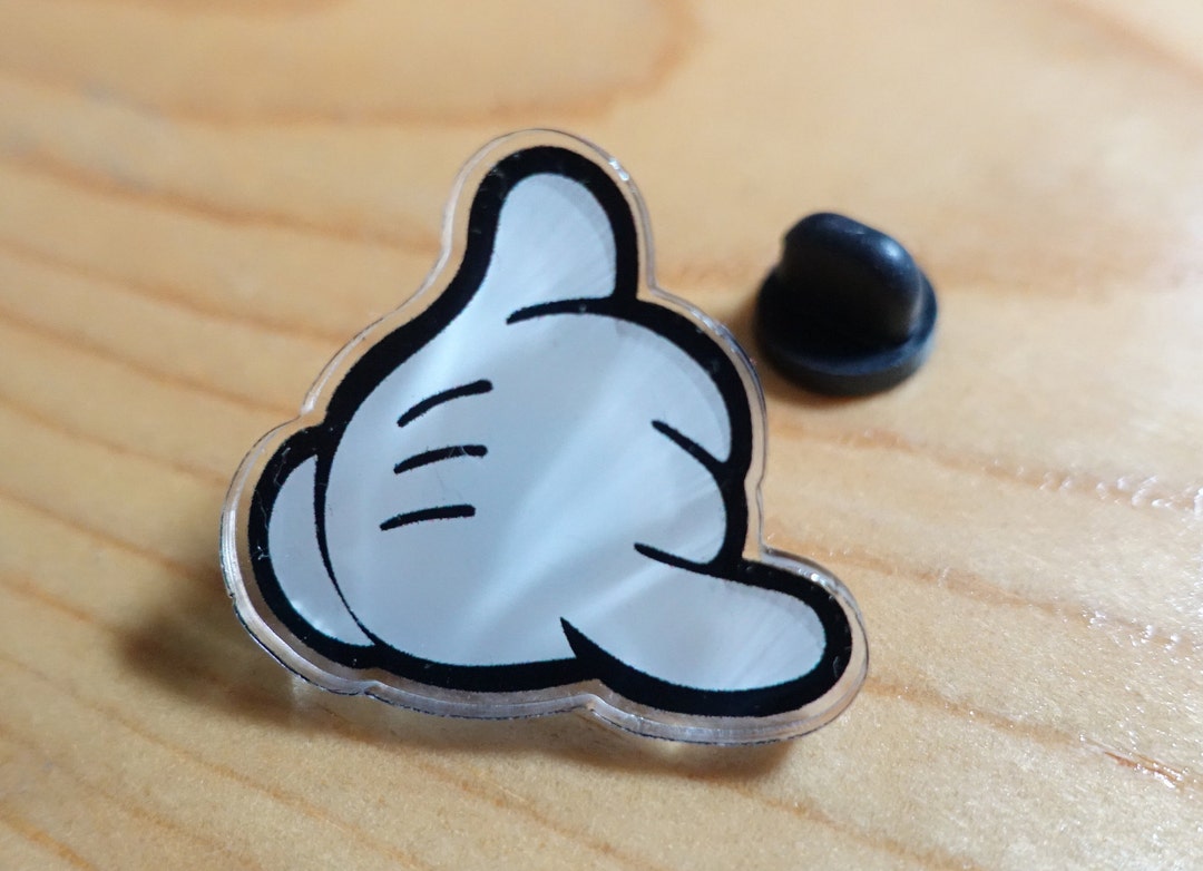 Disney Mickey Mouse Shaka Hang Loose Pin - Etsy