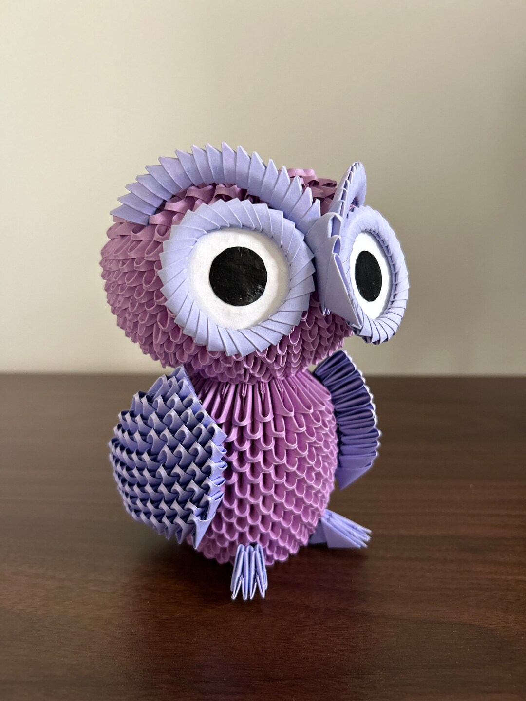 3D Origami Paper Animal Owl - Etsy