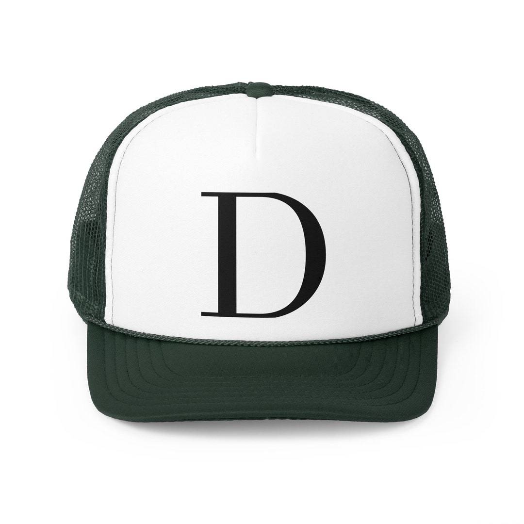 LETTER D Trucker Caps - Etsy