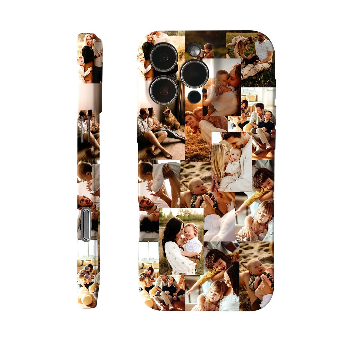 Personalized Photo Collage Phone Case – Custom Picture iPhone 17 16 15 ...