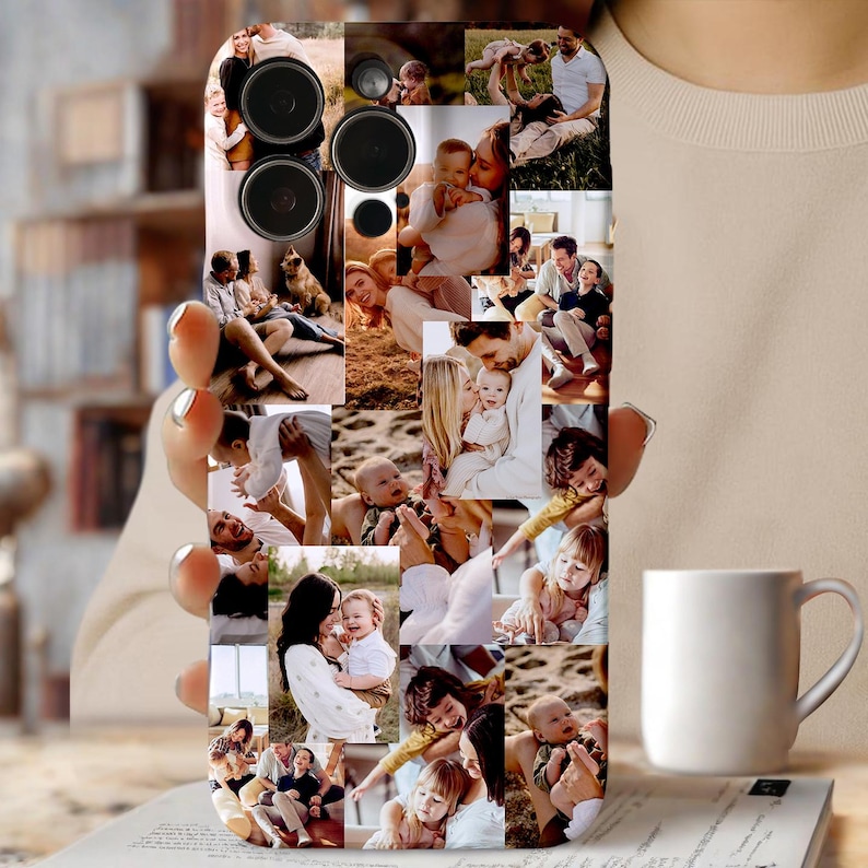 Personalized Photo Collage Phone Case – Custom Picture iPhone 17 16 15 ...