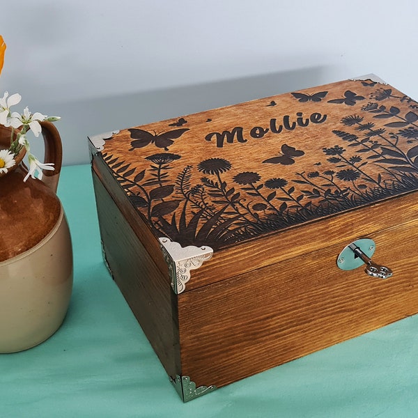 Box With Lock - Etsy