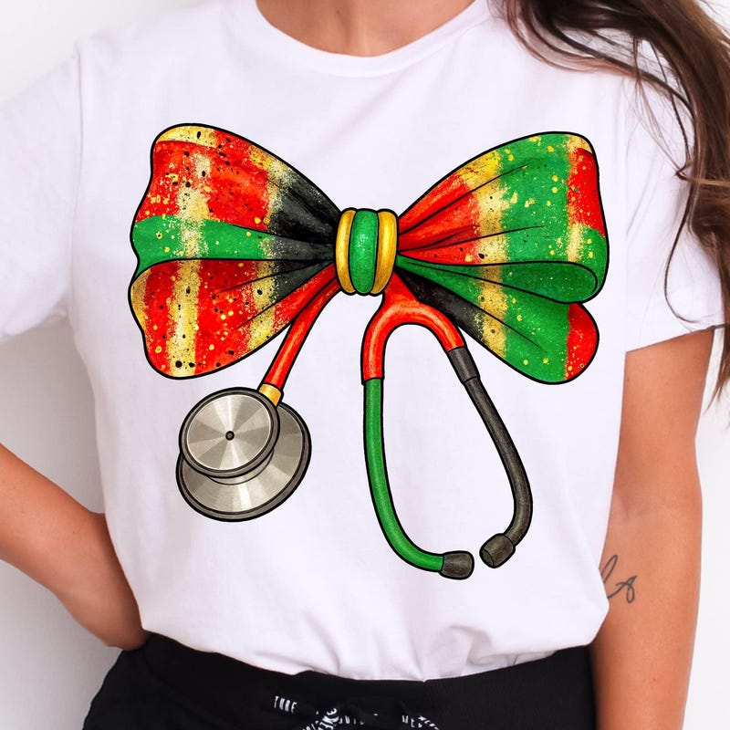 Black History Nurse Bow - Etsy