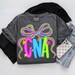 Neon Nurse Png, RN Png, CNA Png, NICU Png, Nurse Coquette Bow Png ...