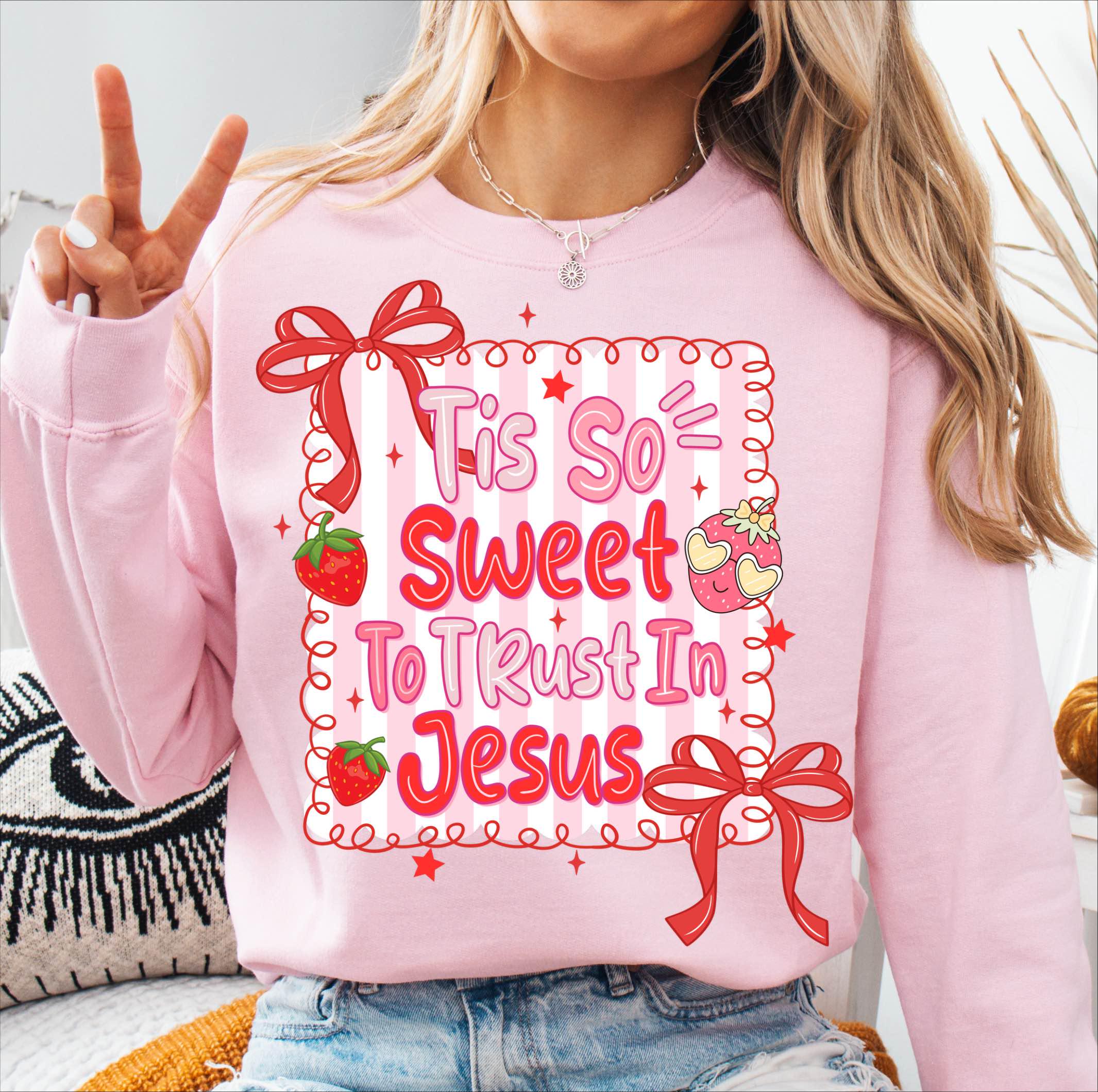 Christian Png Design, Jesus Png, Strawberry so Sweet Png, Trust in ...