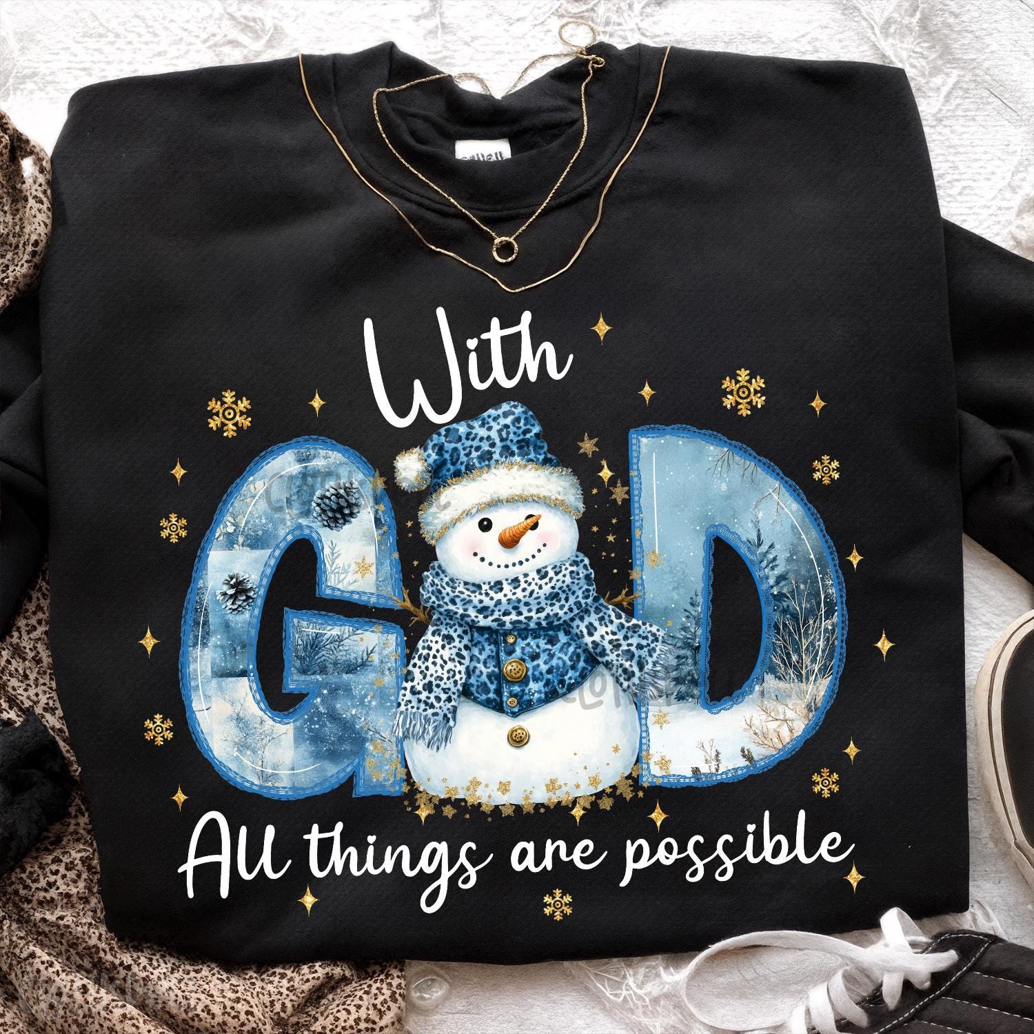 Winter Christian Png, Winter Png, With God Winter Png, Snowman Png ...