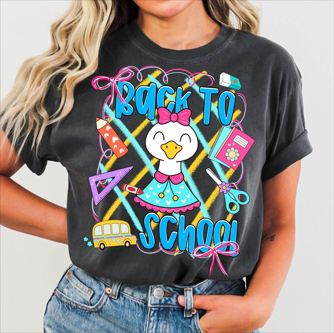 Goose Back to School Png, Goose Png, Teacher Png, First Day of School ...