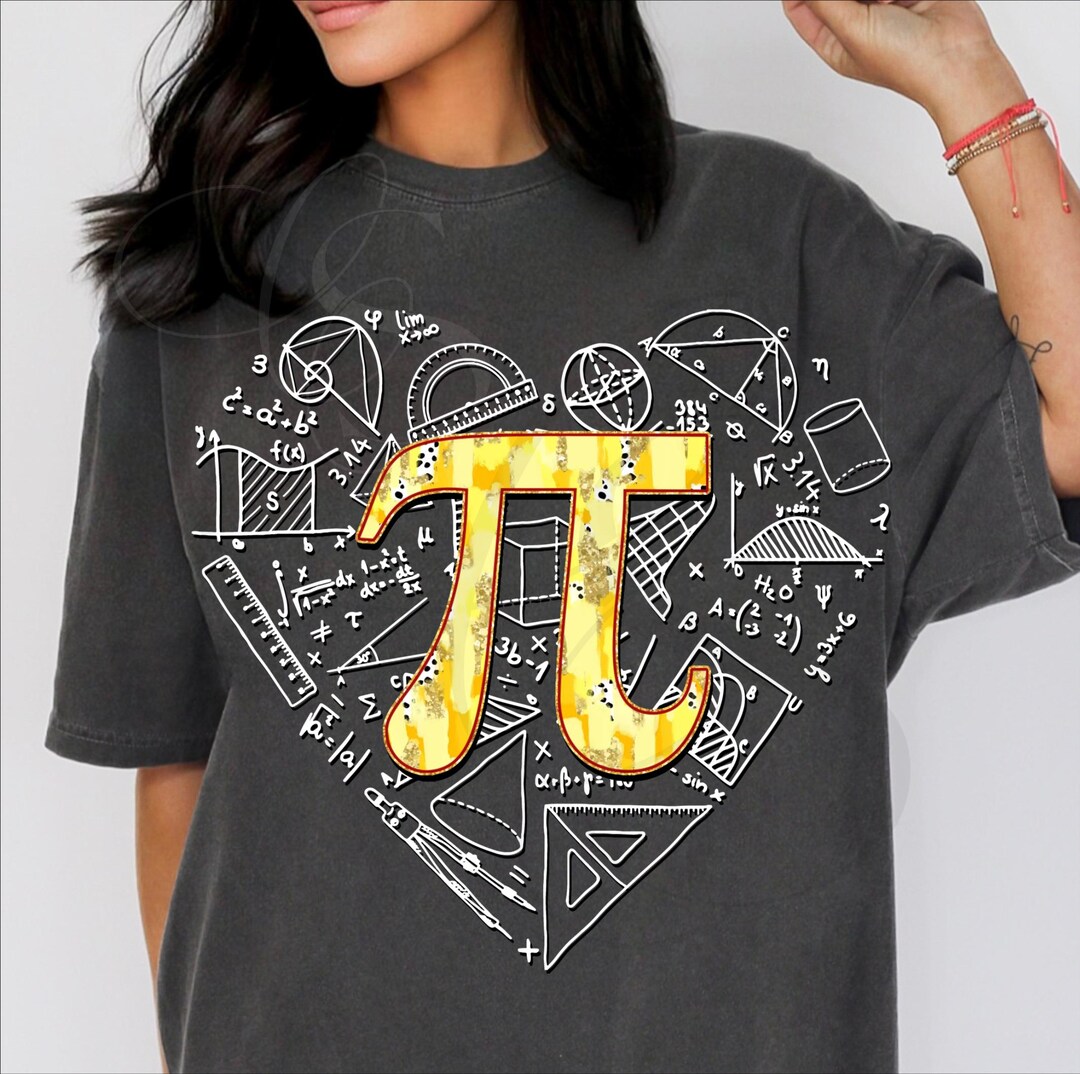 Pi Day Teacher Png, Retro Teacher Pi Day Png, Happy Pi Day Heart Png ...