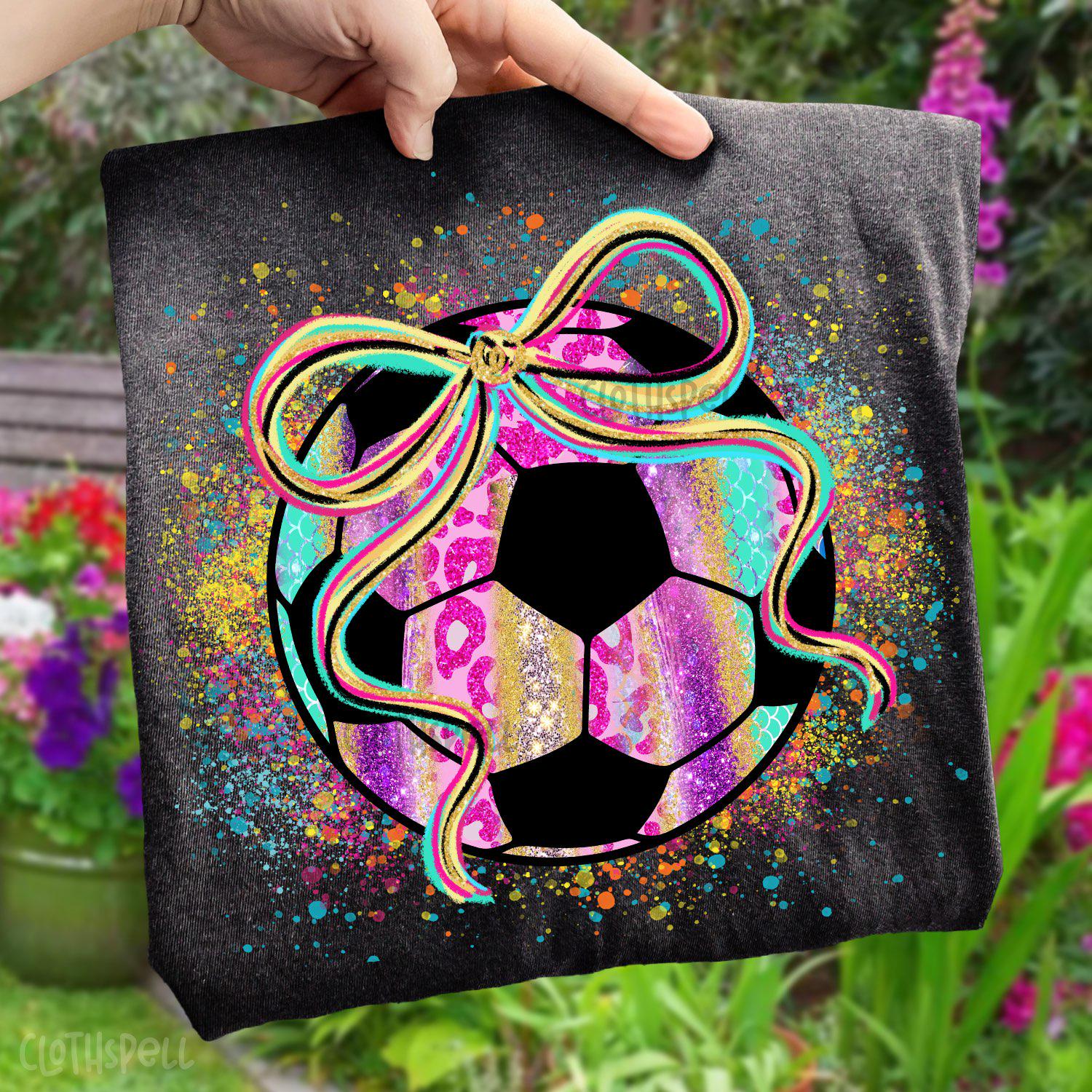 Soccer Splatter Png, Soccer Png, Soccer Game Day Png, Glitter Soccer ...
