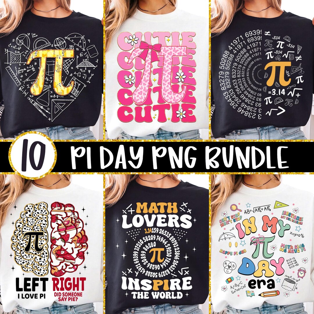 Pi Day Png, Pi Day Bundle Png, Happy Pi Day Png, Math Teacher Png ...