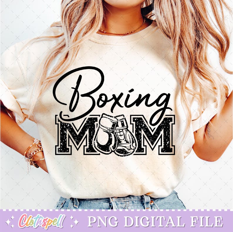 Boxing Png, Boxing Mom Png, Boxing Mom Shirt Png Design, Boxing Mama ...