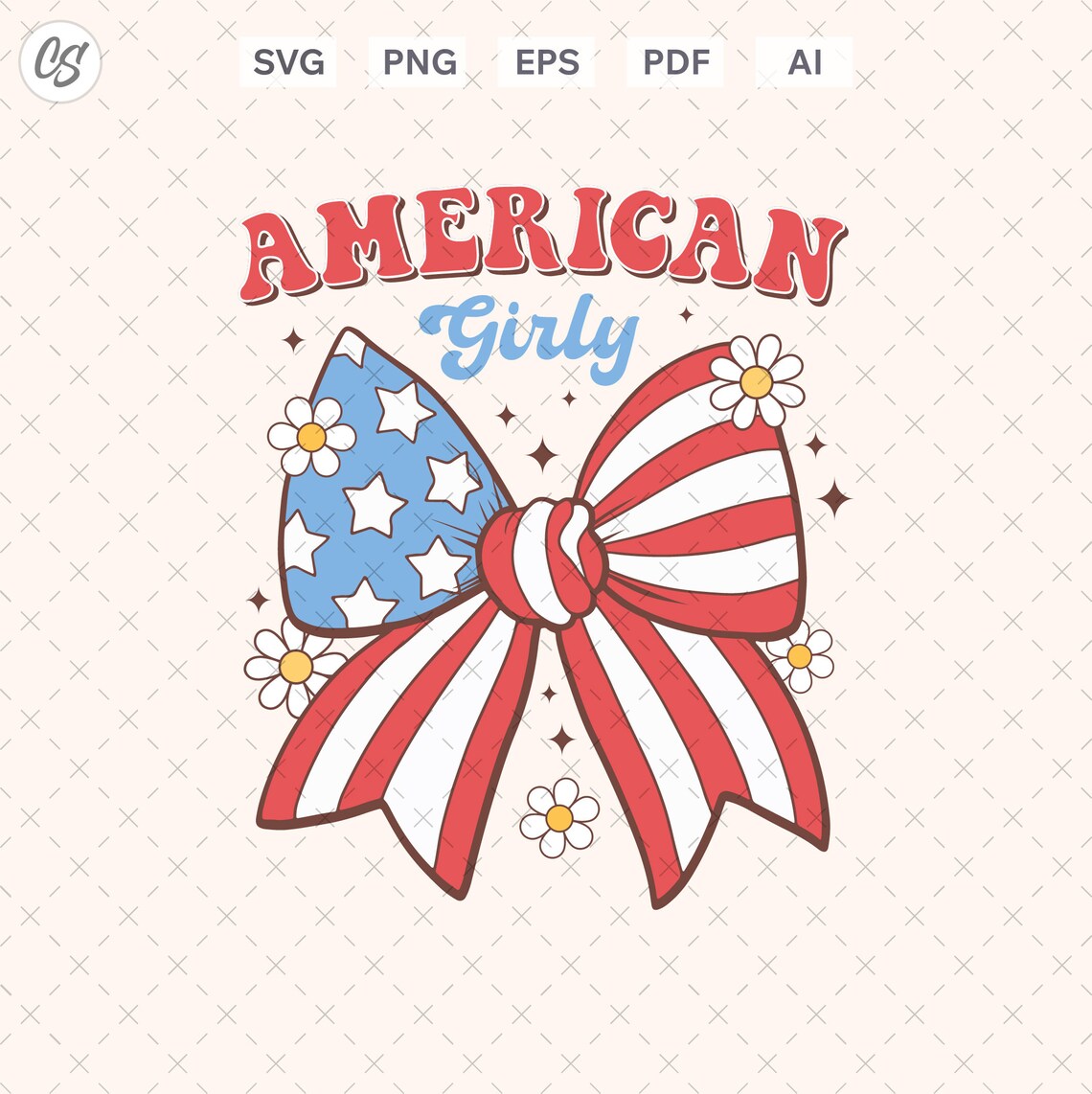 4th of July PNG American Girly SVG Fourth of July America Independence ...