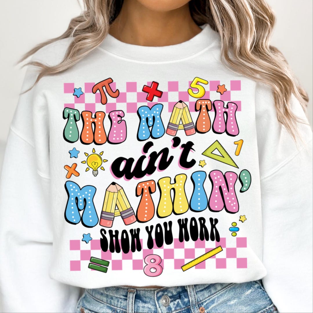 Math Teacher Png, Teacher Png, Math Lovers, Back to School Png, the ...