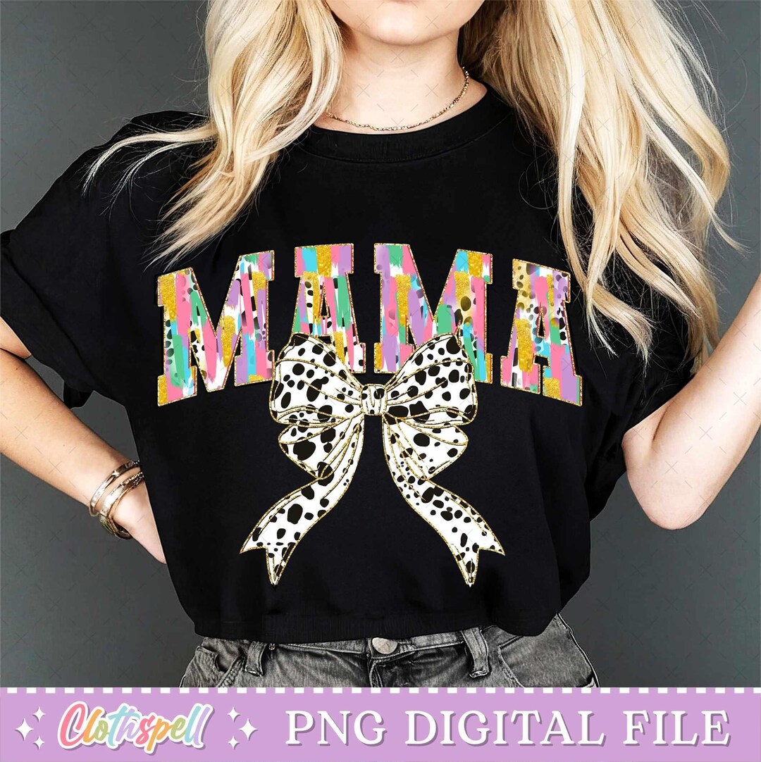 Mama Png, Mama Bow Png, Mama Coquette Png, Mom Png, Coquette Bow Png ...