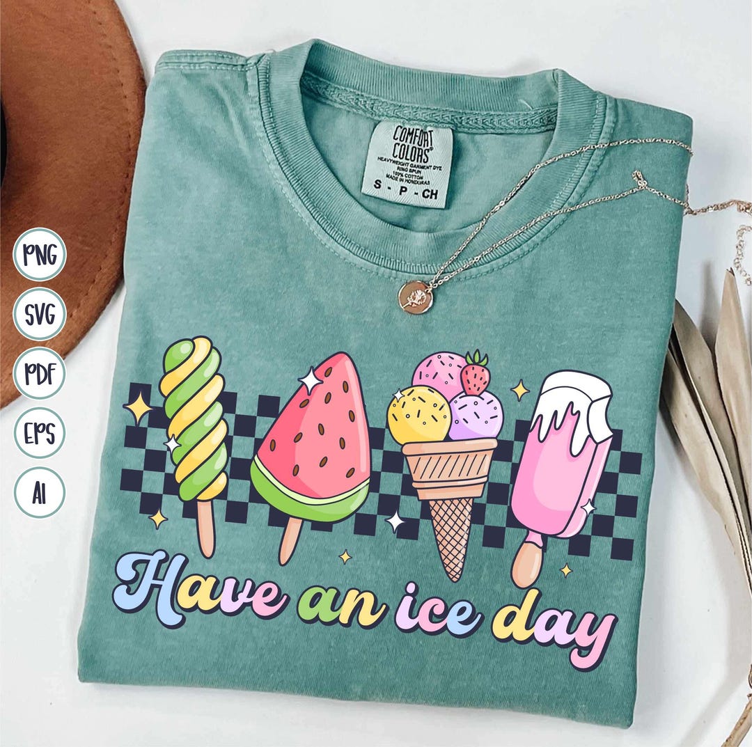 Eiscreme-Sommer- Png- Eis- Png- Sommer-Svg Haben-Eis-Tag- Png-Svg Süß ...