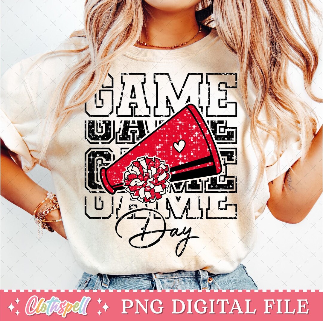 Game Day Png, Game Day Team Png, Cheer Png, Pom Pom Png, Megaphone Png ...