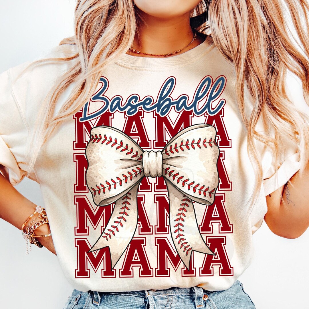 Baseball Mama Png, Baseball Png, Baseball Coquette Bow Png, Baseball ...