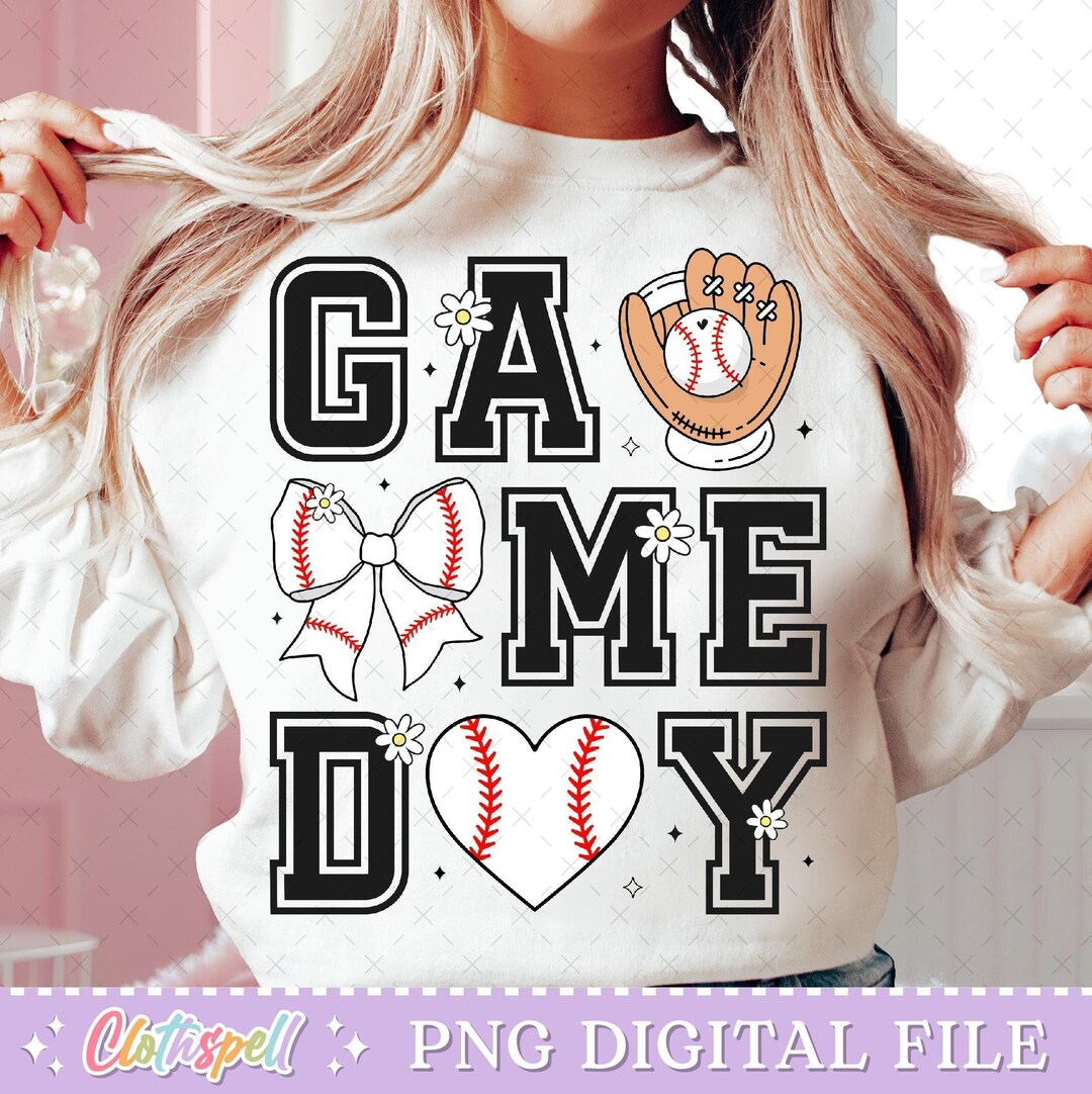 Baseball Png, Baseball Game Day Png, Baseball Mama Png, Baseball Mom Png Sublimation, Coquette ...