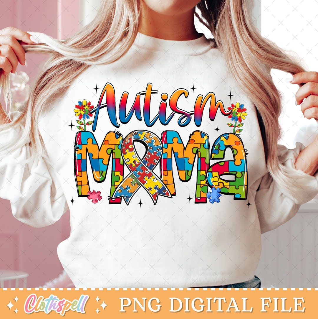 Autism Mama Png, Autism Awareness Png, Autism Png, Puzzle Autism Png ...