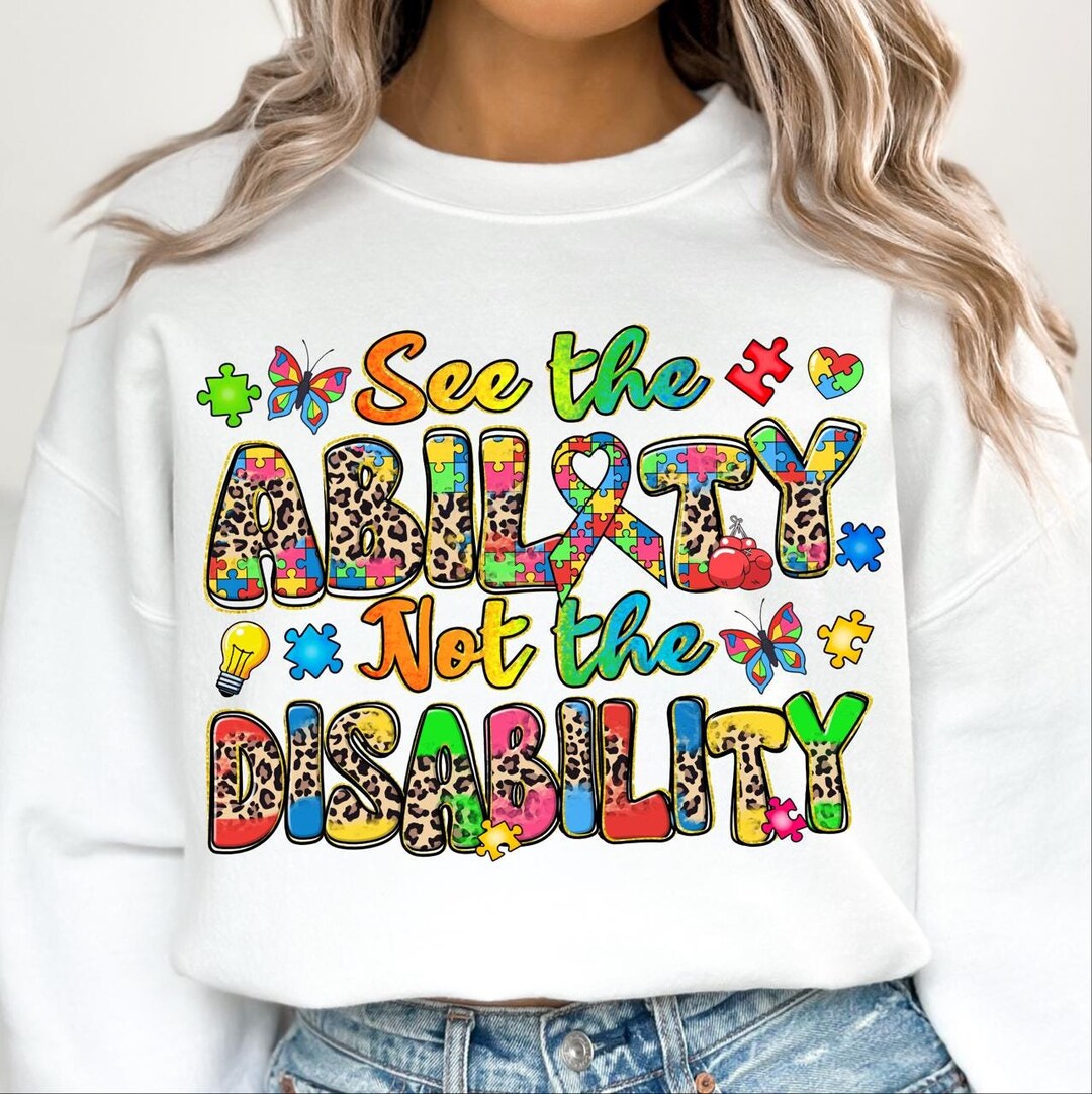 See the Ability Not the Disability, Autism Png, Autism Awareness Png ...