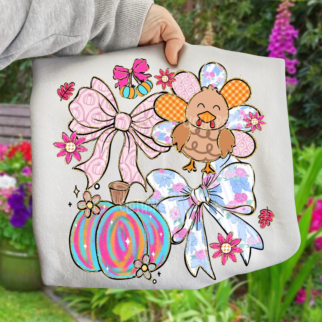 Thanksgiving Bow Png, Thanksgiving Png, Preppy Thanksgiving Png ...