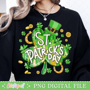 St Patricks Day Png, Four Leaf Clover, St Patricks Shirt Png, Lucky ...