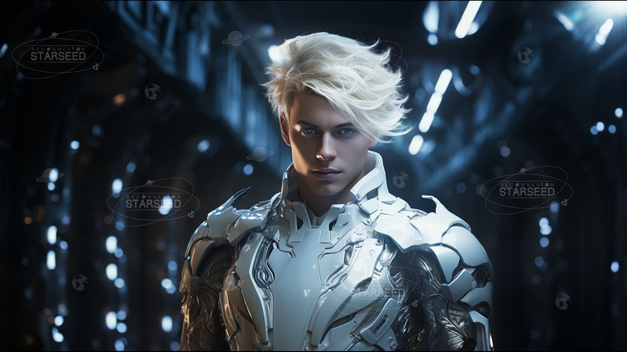 Pleiades- an Intriguing Pleiadian, Image Generated by Artificial ...