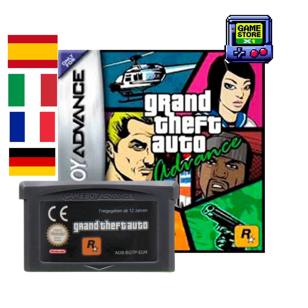 Grand Theft Auto Advance Gameboy Original Classic Game for Retrofans ...