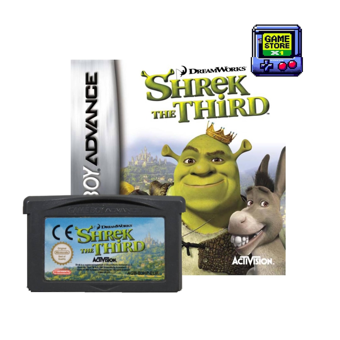 Shrek the Third Gameboy Original Classic Game for Retrofans Game Boy ...