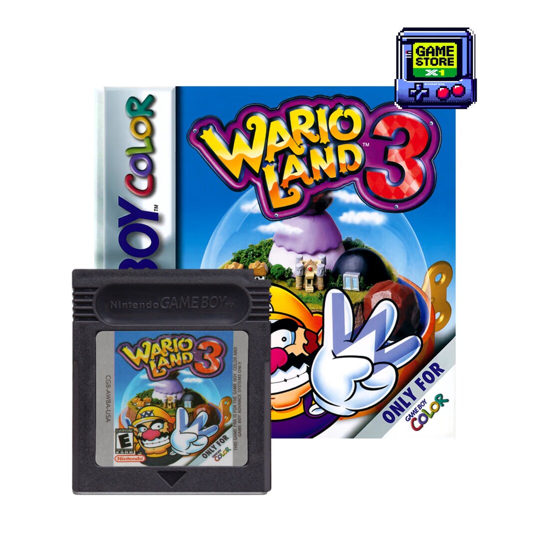 Wario Land 3 Gameboy Original Classic Game for Retrofans SMB Super ...