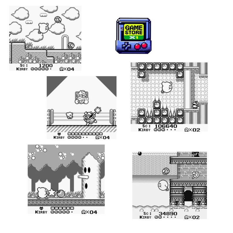 Kirbys Dream Land Gameboy Original Classic Game for Retrofans Kirbie ...