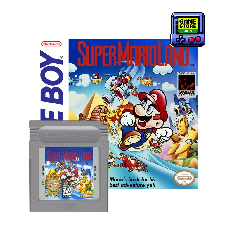 Super Mario Land Gameboy Original Classic Game for Retro Fans SMB ...