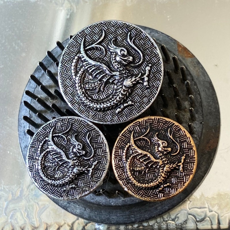 Dragon Button - Etsy