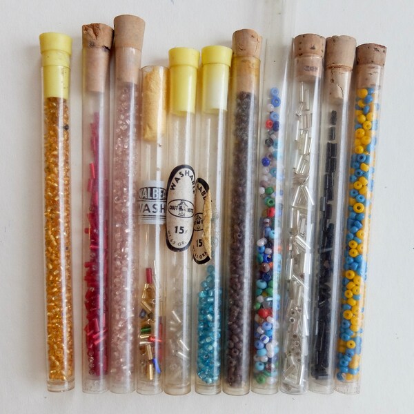 Vintage Glass Vials - Etsy