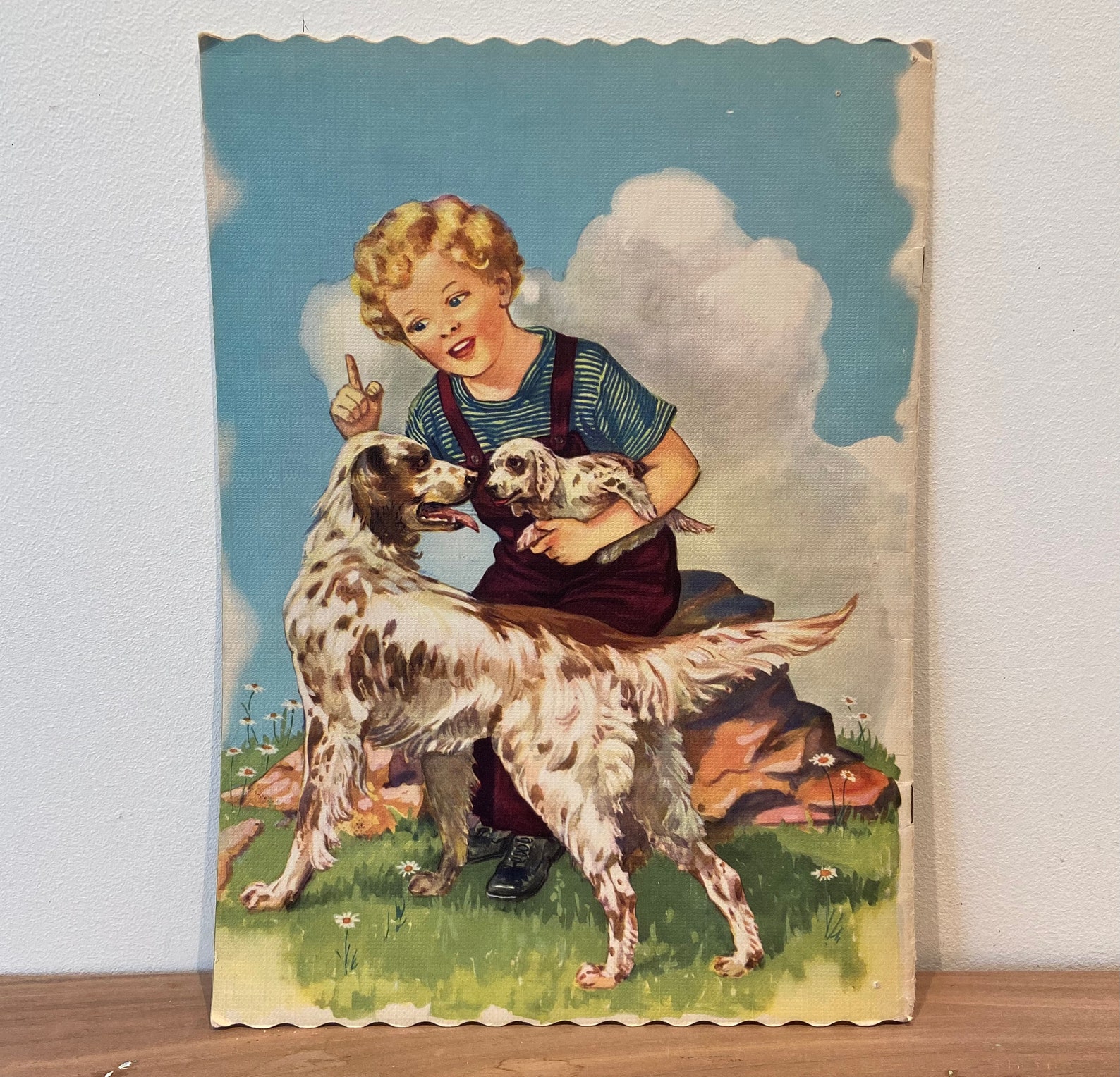 Vintage Childrens Book Large Farm Friends Publishing 1953 Picture Book ...