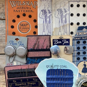 Vintage Snaps Fasteners Sets Made in USA Assortment Supply Sewing ...