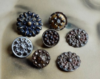 Cut Steel Buttons | Etsy